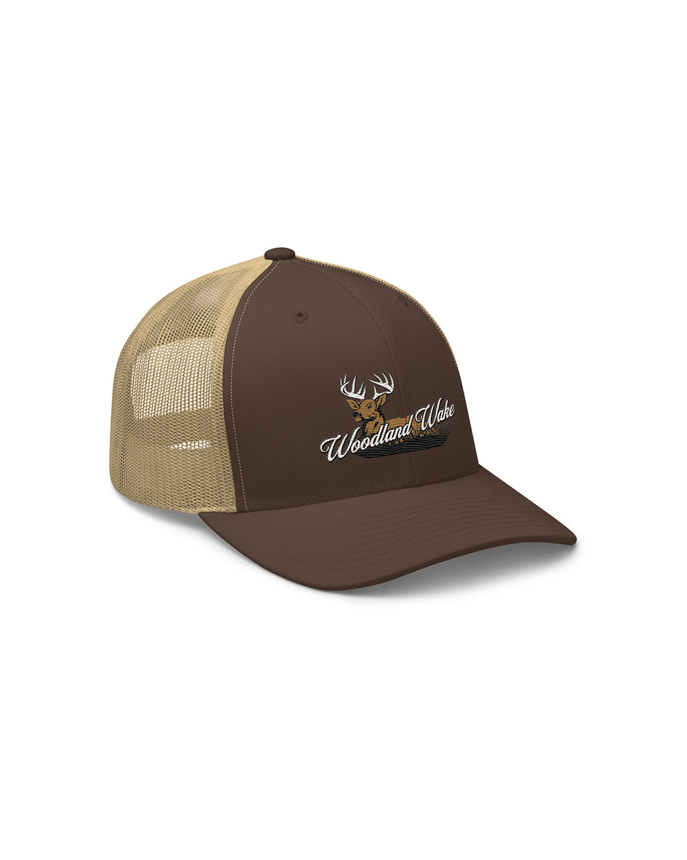 Buck Logo Trucker Cap - Woodland Wake - The best Outdoors Apparel and ...